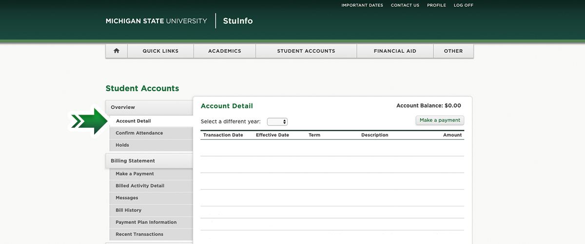 American Semester Program & Exchanges :: Student Accounts & Bills